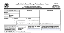 Form I-539, Explained - Extend/Change Nonimmigrant Status