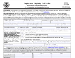 Immigration Form I-9, Explained: Employment Eligibility Verification