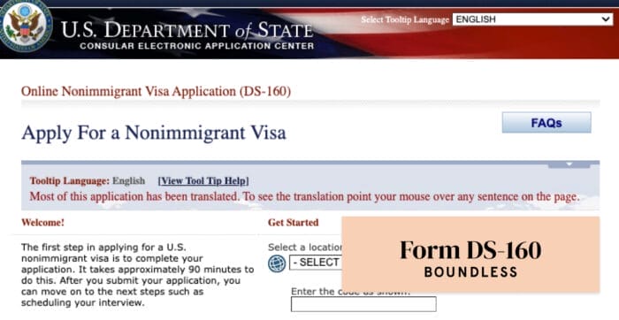How to Fill Out Form DS-160 for a U.S. Visa