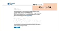About USCIS Form I-131F: Application for Parole in Place