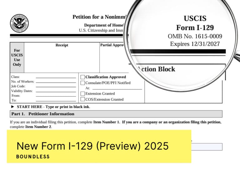 Form I-129 Overhaul: What Employers Need to Know for 2025 | Boundless